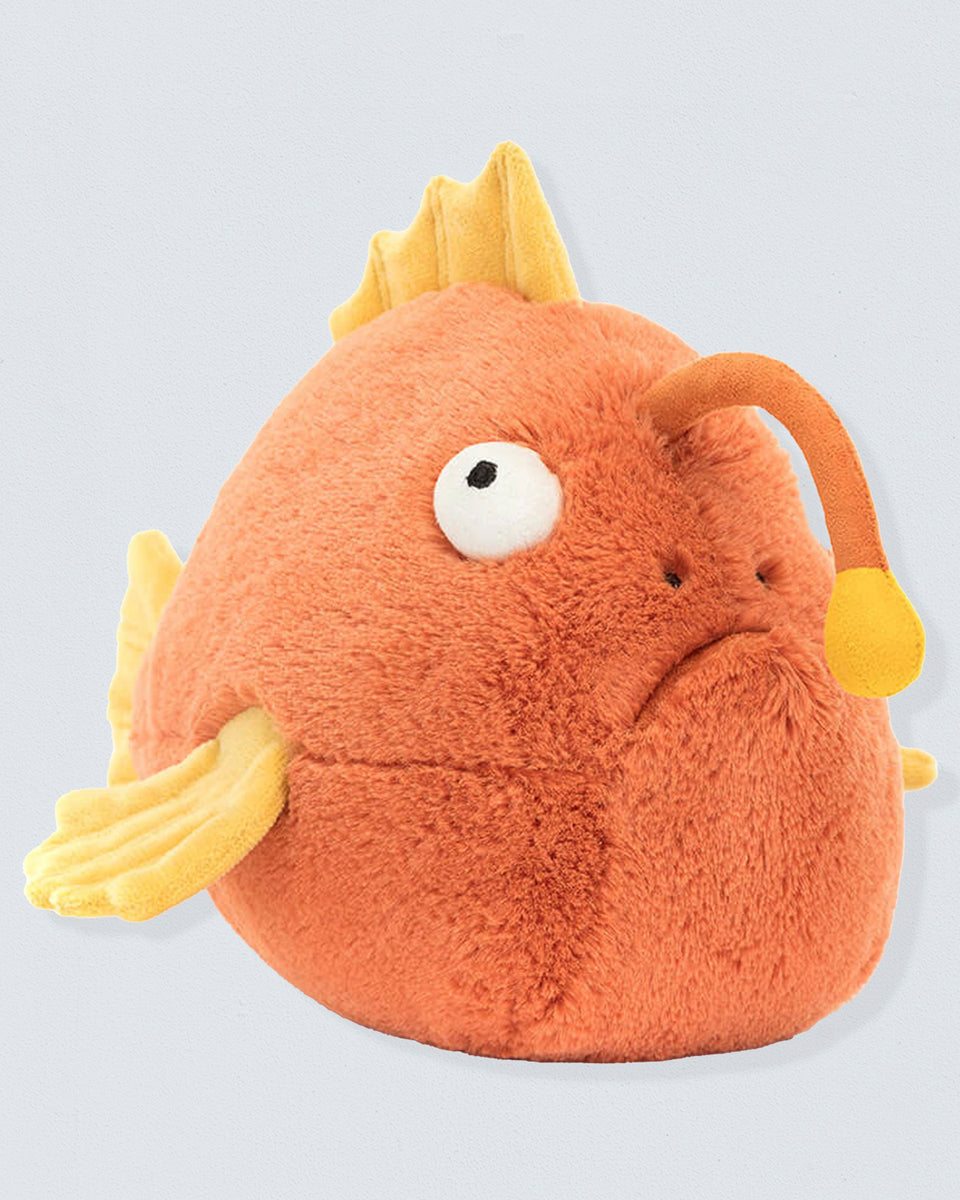 Jellycat Orange Anglerfish Toy FLEURISSE