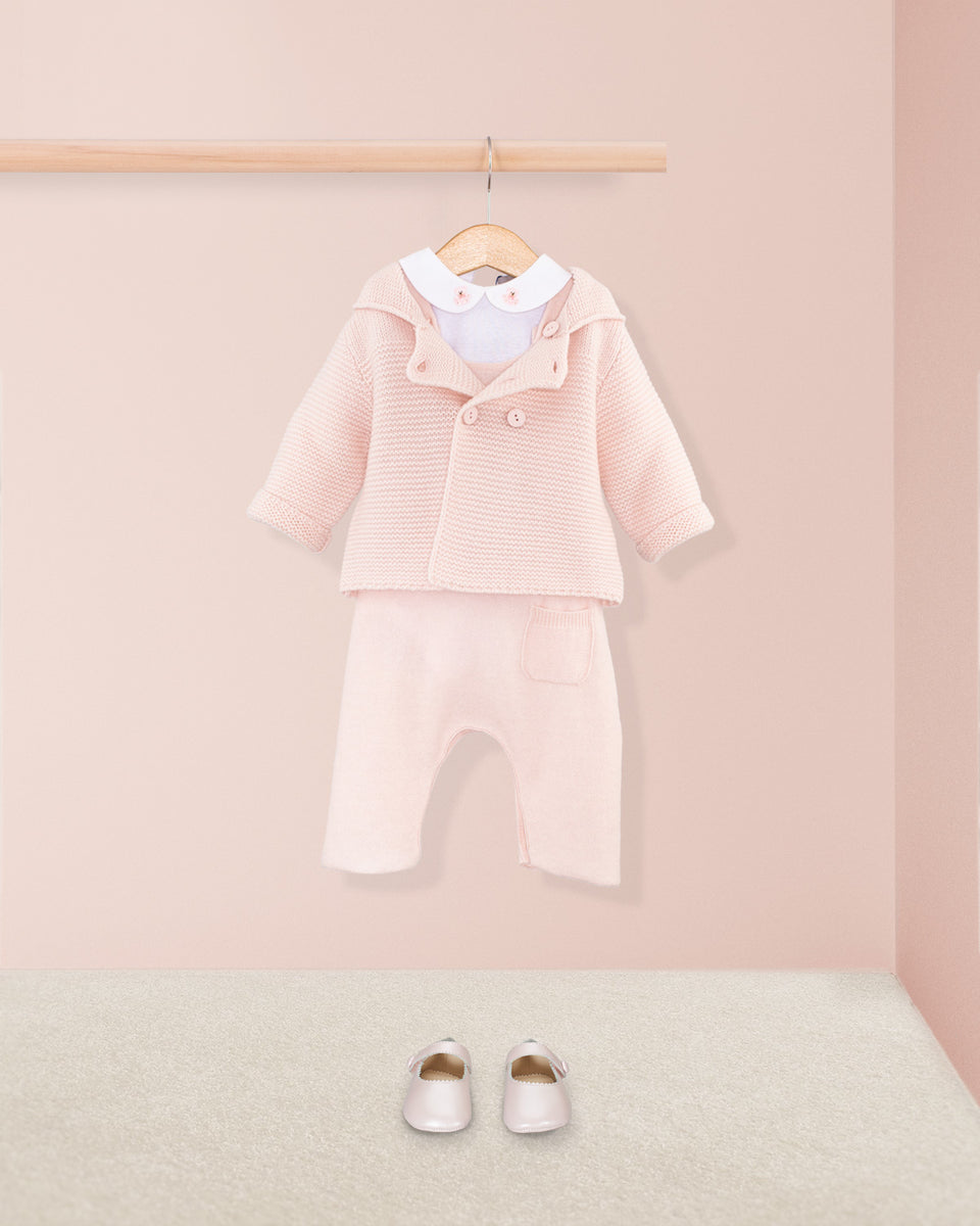 Corbier Pink Cashmere Overall FLEURISSE